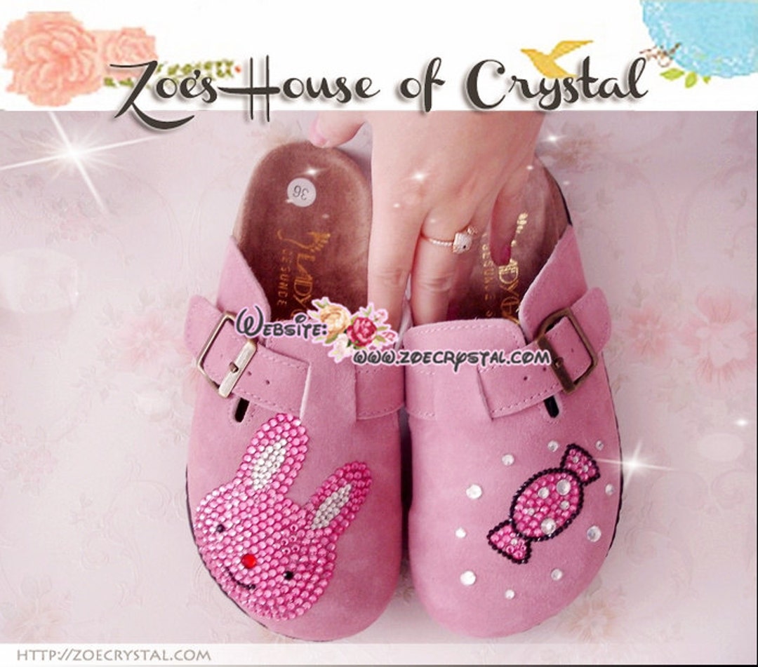 Super Cute Shiny Casual Style Bling and Sparkly Clogs / Sandals With ...