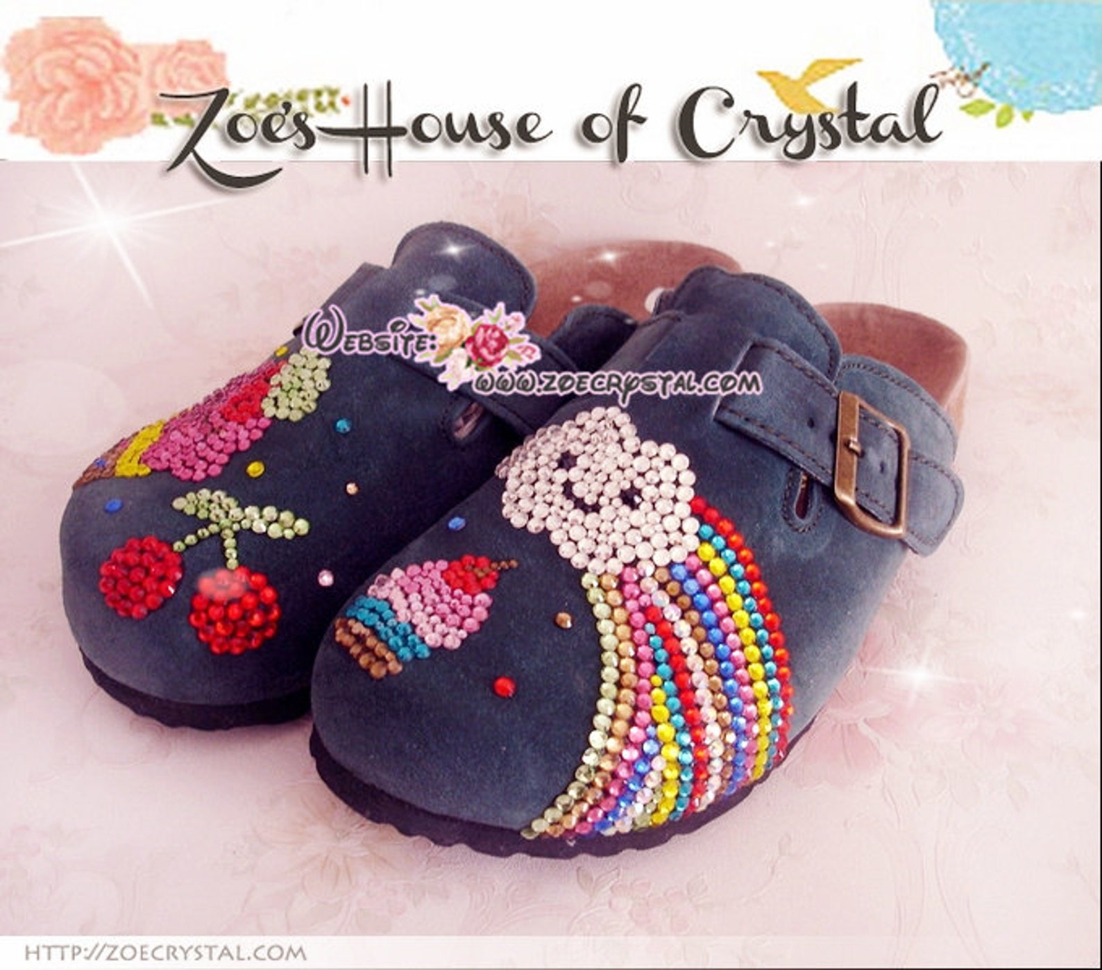 Super Cute Shiny Casual Style Bling and Sparkly Clogs / - Etsy