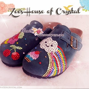 Super Cute Shiny Casual Style Bling and Sparkly Clogs / Sandals With ...