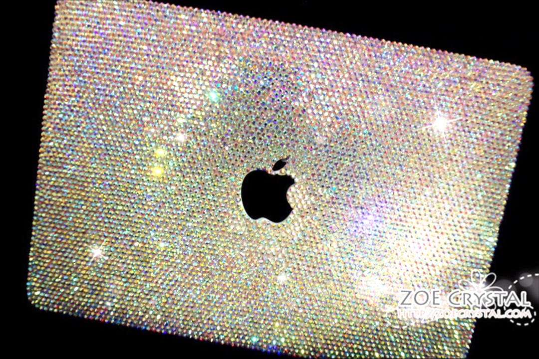 Handmade Crystal MacBook Case, Bedazzled Bling Cover Made With Czech ...