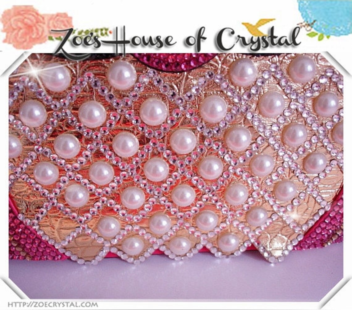 Stylish and Special Owl Bag With Crystals and Pearls - Etsy