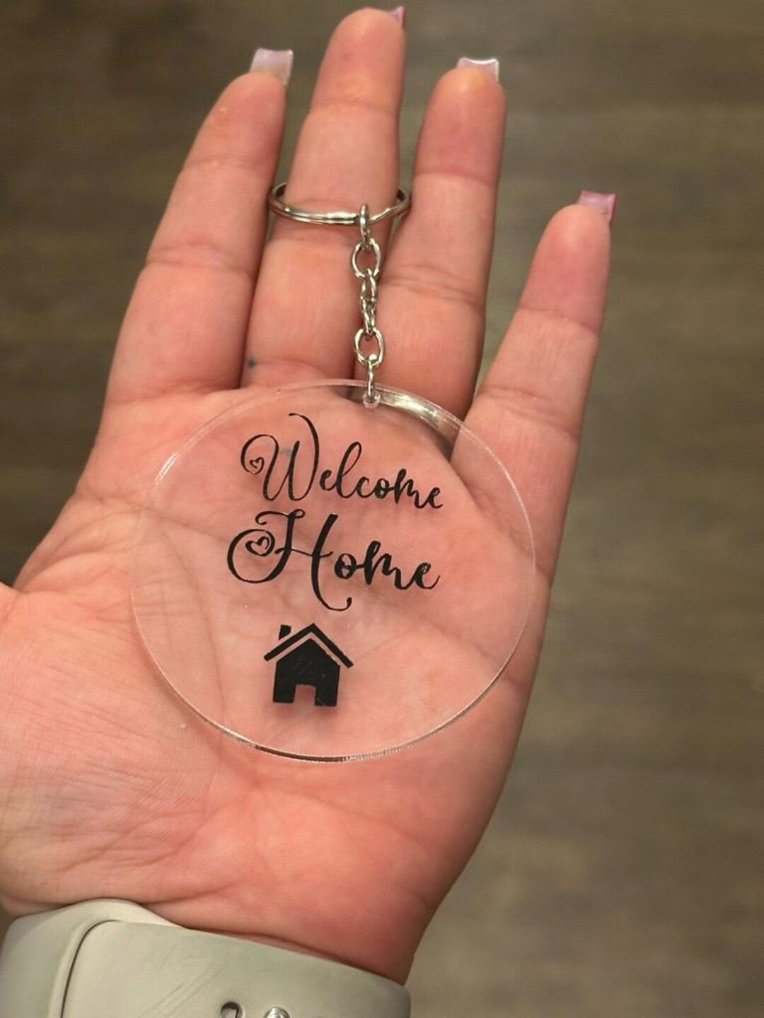 Welcome Home Keychains for Closing Gift at Housewarming Favors - Etsy