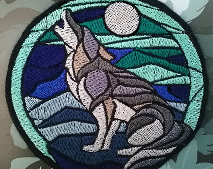 Northern Lights ~ Embroidered Sew-on Patch - Etsy