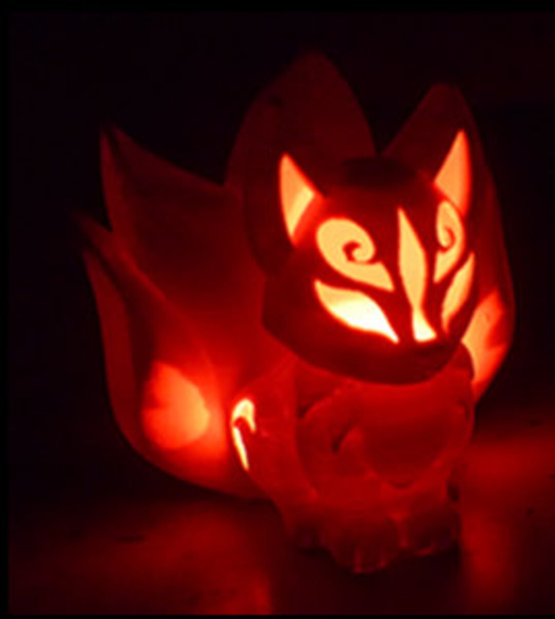Chibi Kitsune LED Light Holder 3D Print CAD Model File INTRUCTIONS - Etsy