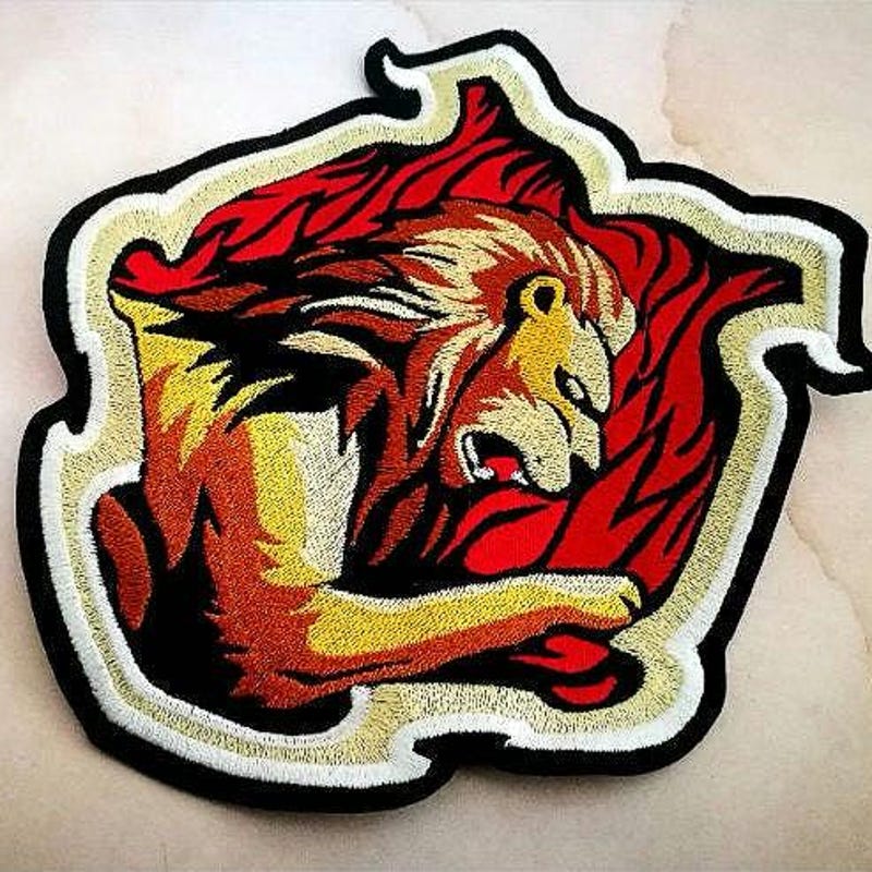 Lion Patch - Etsy