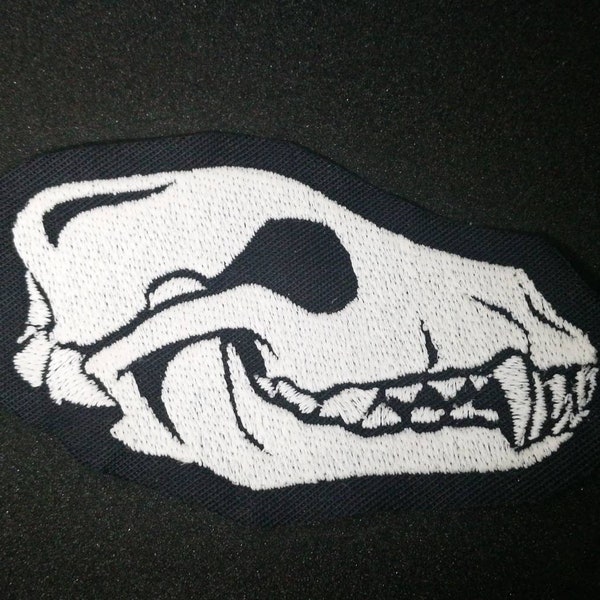 Embroidered Skull Patch - Etsy