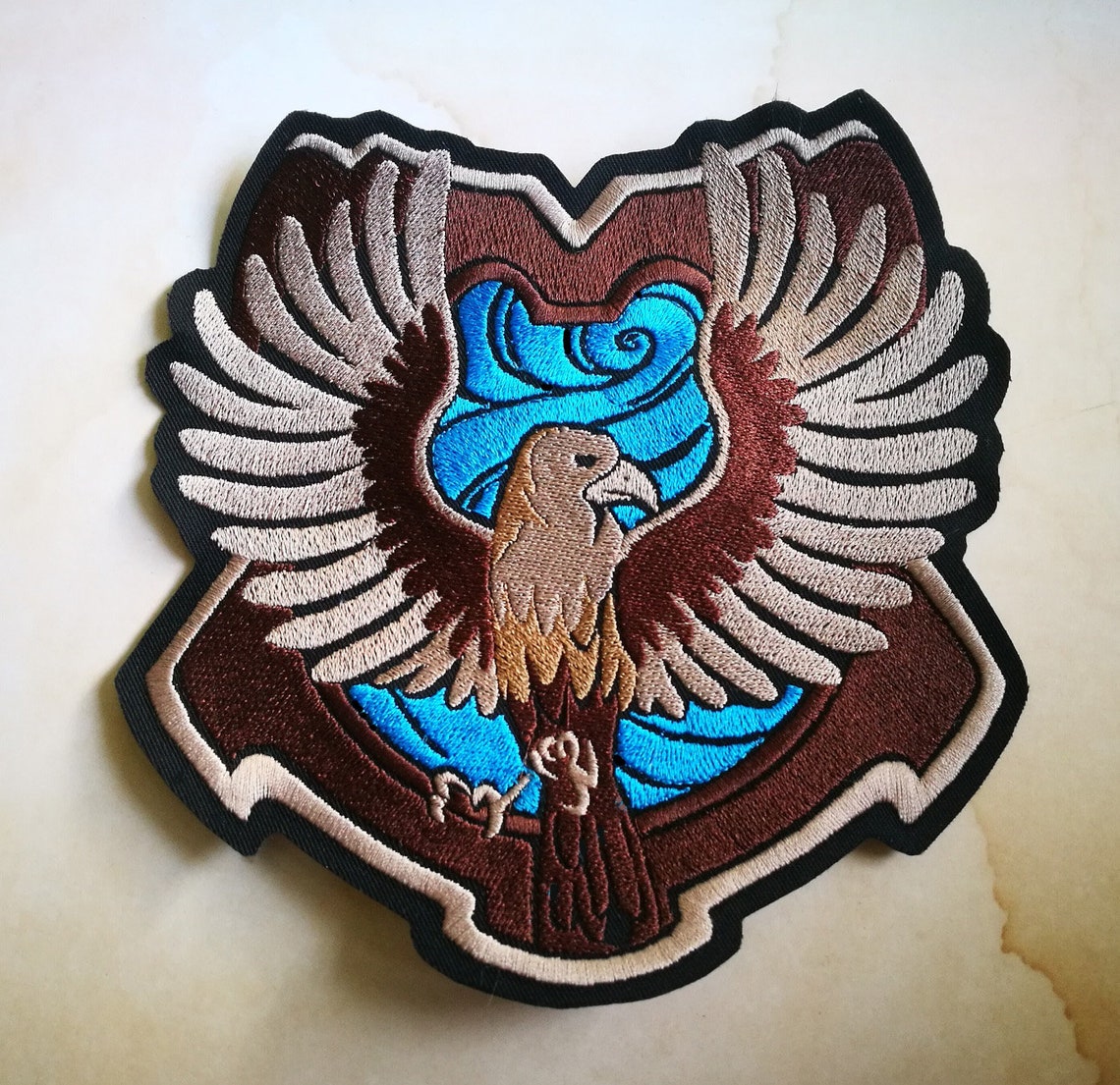 Ravenclaw House Crest Embroidered sew-on patch | Etsy