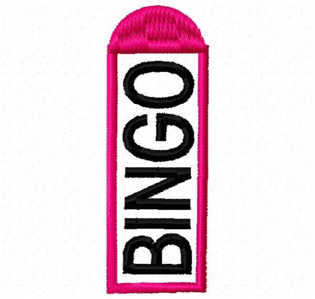 Bingo Dabber Machine Embroidery Design Instant Download - Etsy