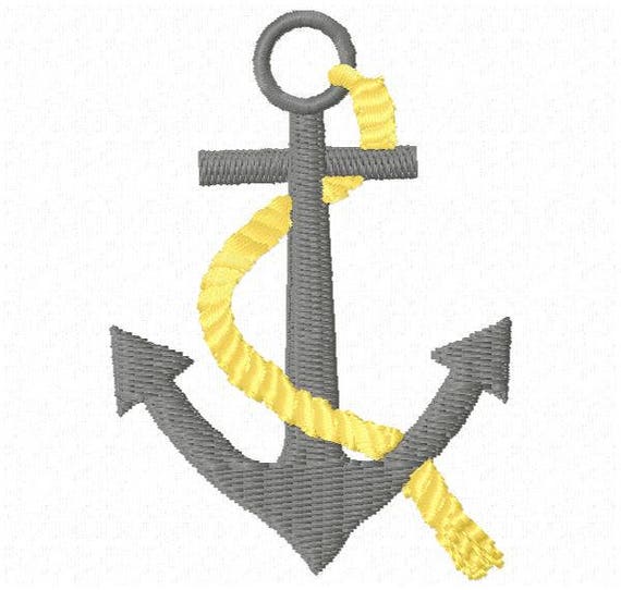 Anchor Machine Embroidery Design Instant Download - Etsy
