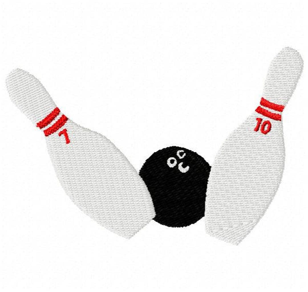 Bowling Machine Embroidery Design - Instant Download - Etsy