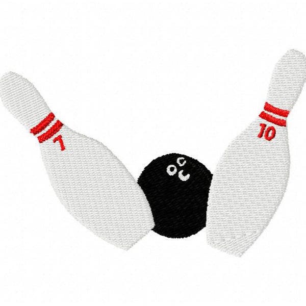 Bowling Embroidery - Etsy