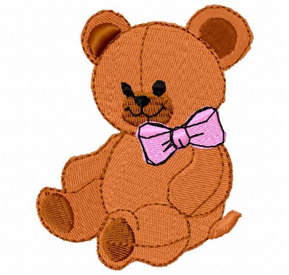Bear Machine Embroidery Design Instant Download - Etsy