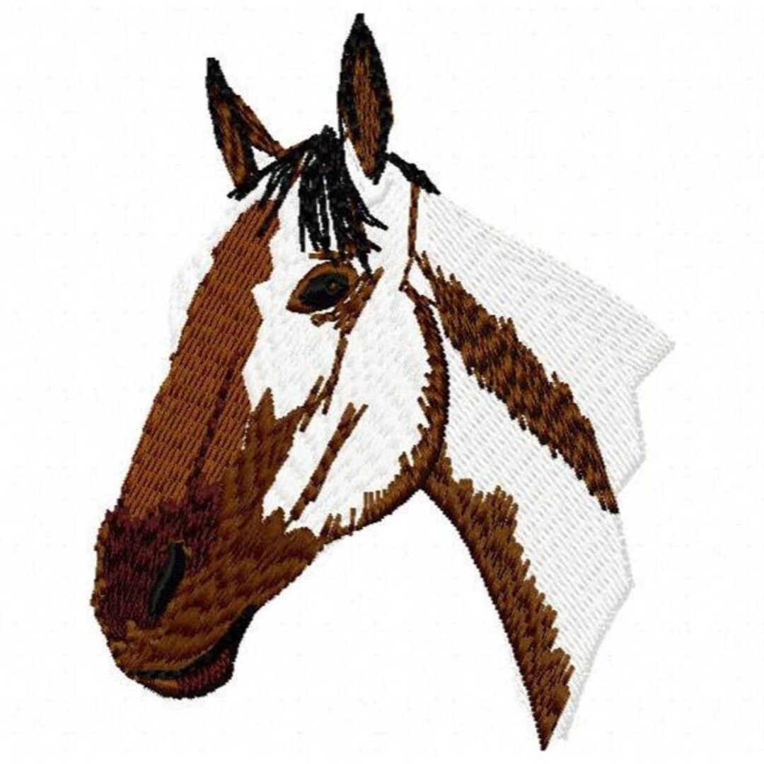 Horse Head Machine Embroidery Design - Instant Download - Etsy