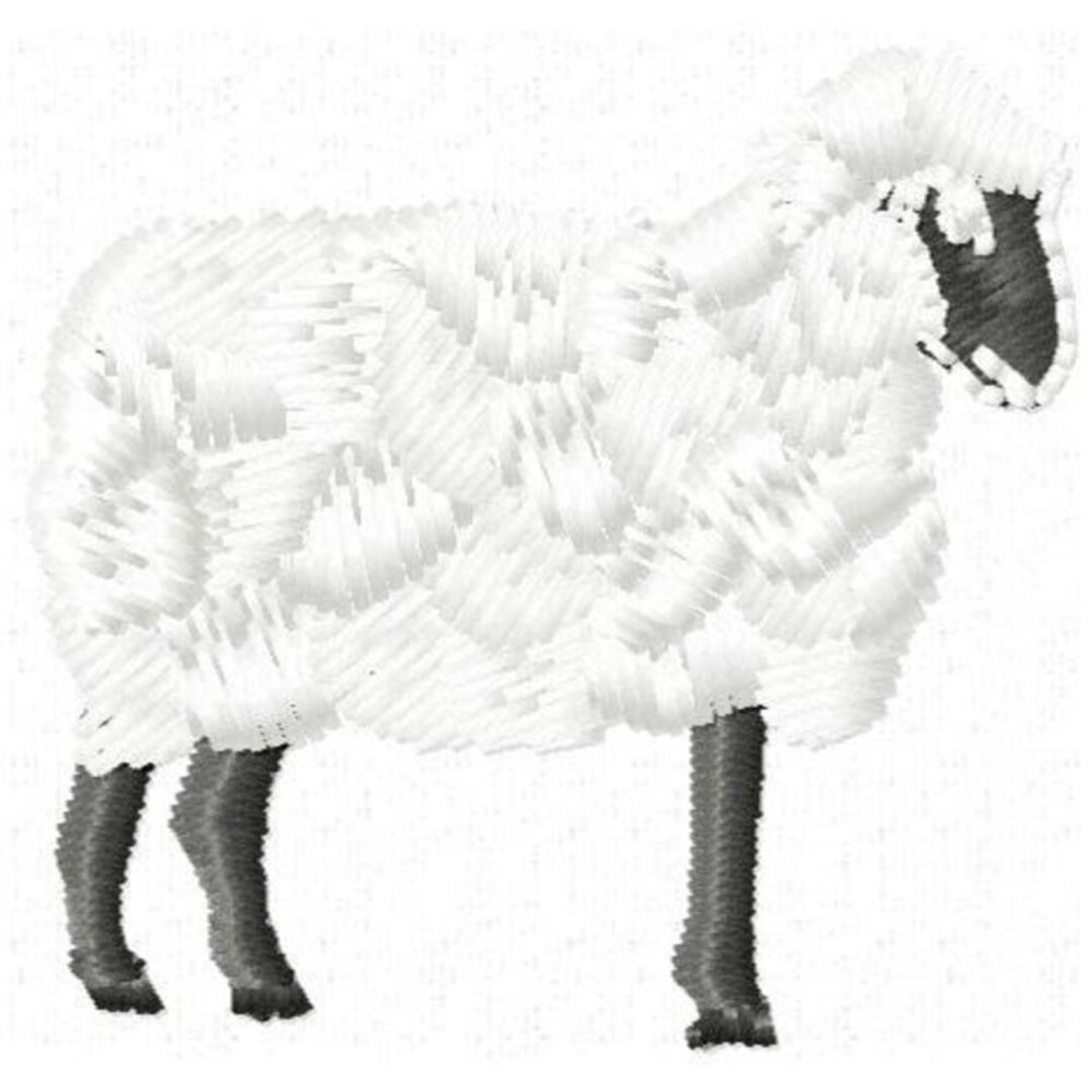 Sheep Machine Embroidery Design - Instant Download - Etsy