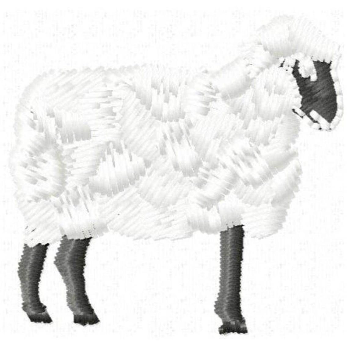 Sheep Machine Embroidery Design - Instant Download - Etsy
