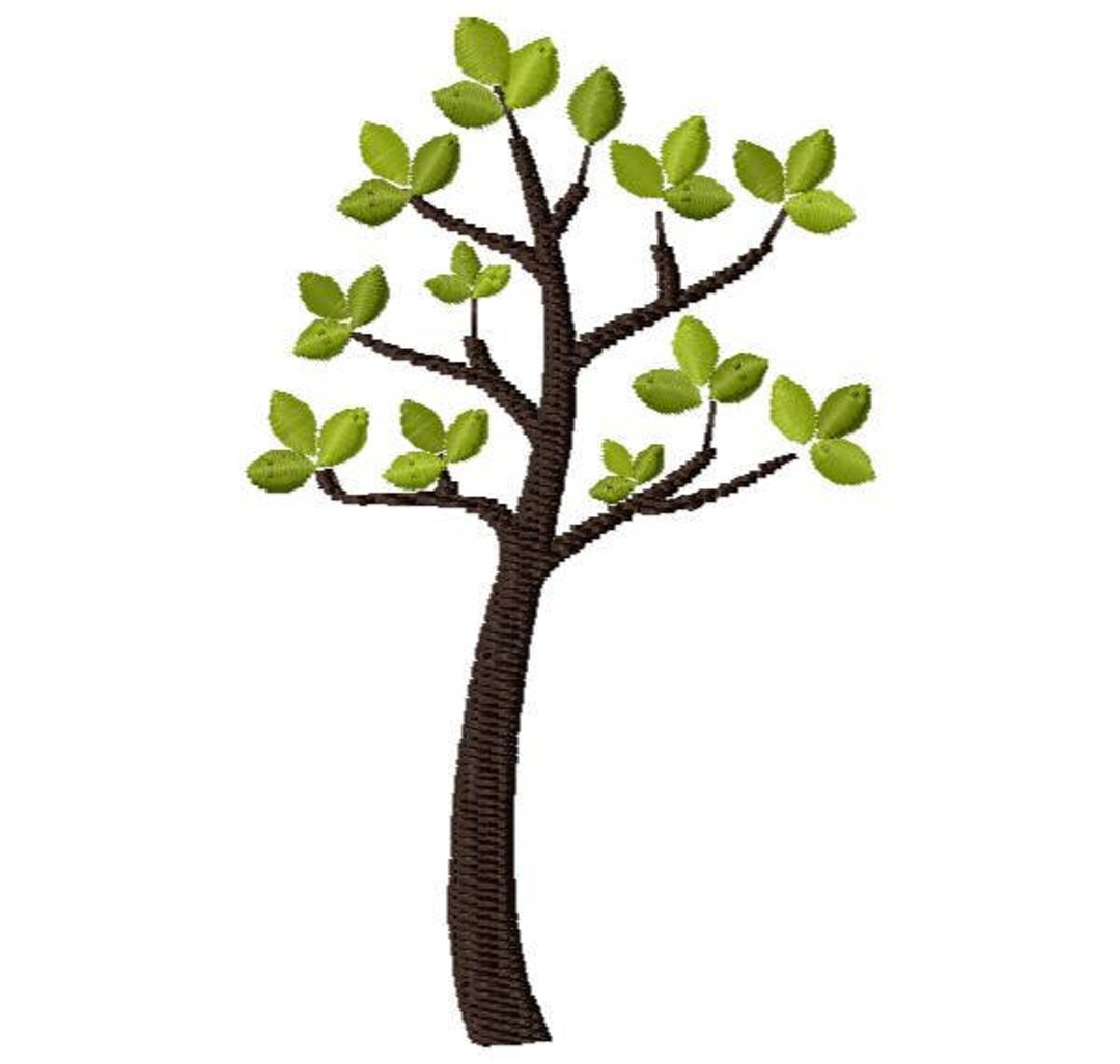 Fall Tree Embroidery Design - Instant Download - Etsy