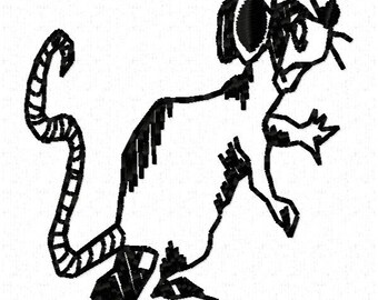 Rat Machine Embroidery Design - Etsy