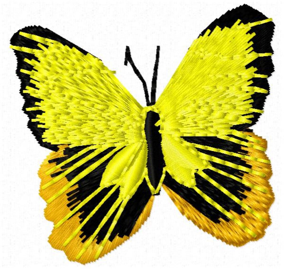 Butterfly Embroidery Design Instant Download - Etsy