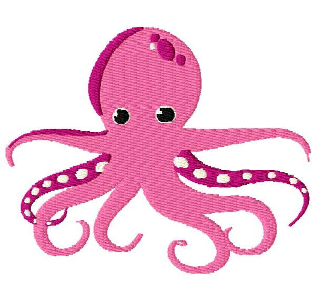 Octopus Machine Embroidery Design Instant Download - Etsy