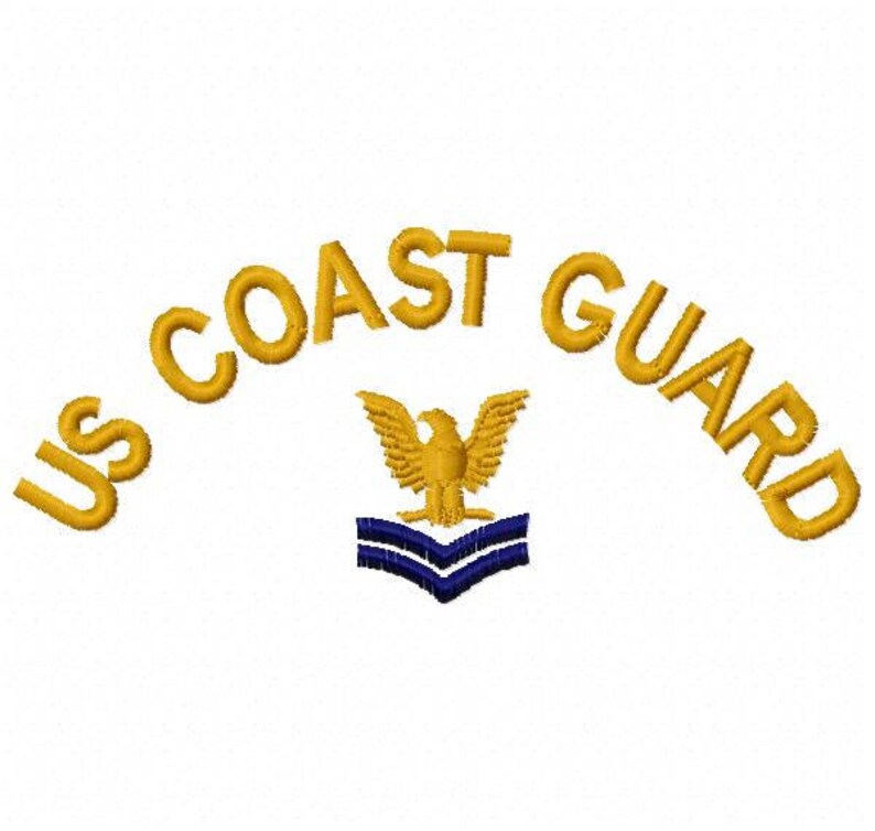 Coast Guard Embroidery Design - Instant Download - Etsy