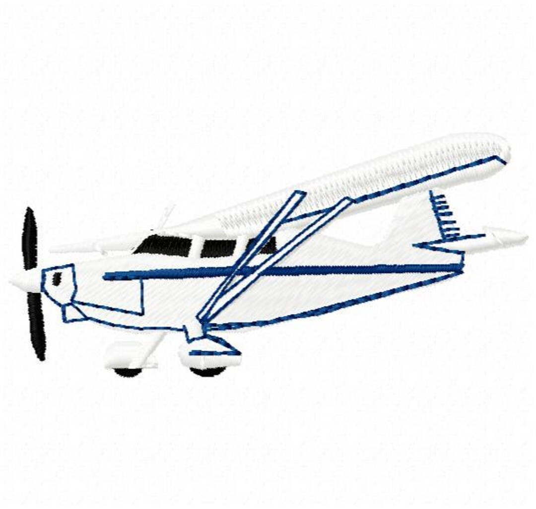 Airplane Machine Embroidery Design - Instant Download - Etsy