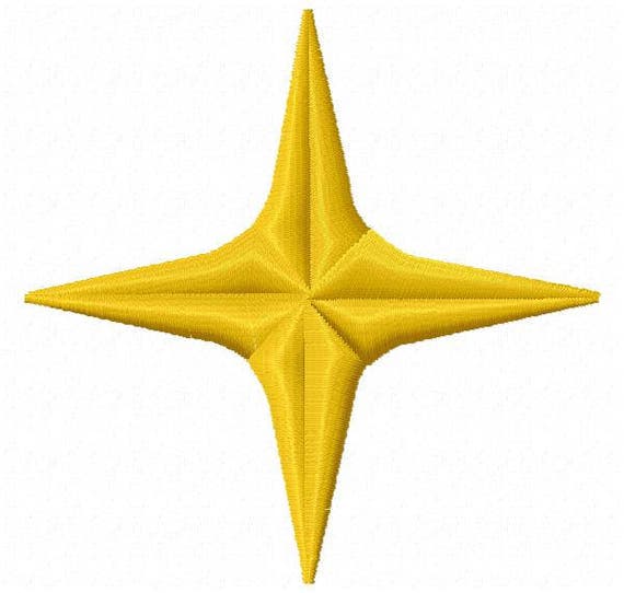 Star Machine Embroidery Design Instant Download | Etsy