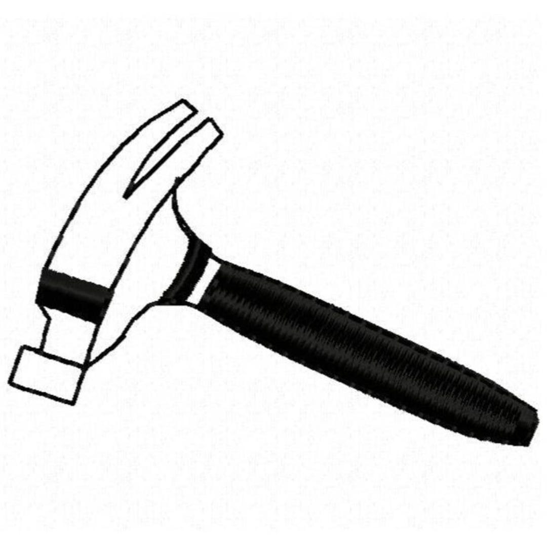Hammer Machine Embroidery Design - Instant Download - Etsy
