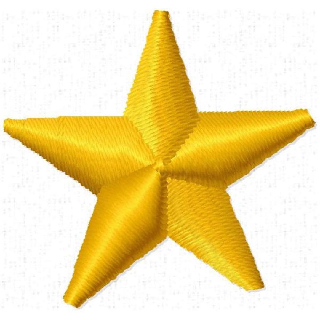Star Machine Embroidery Design - Instant Download - Etsy