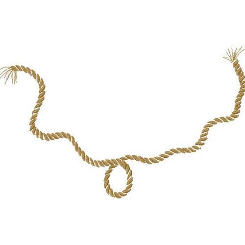Rope Embroidery Design Instant Download - Etsy