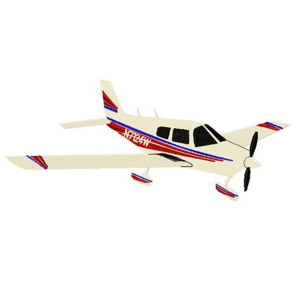 Piper Airplane Machine Embroidery Design Instant Download - Etsy