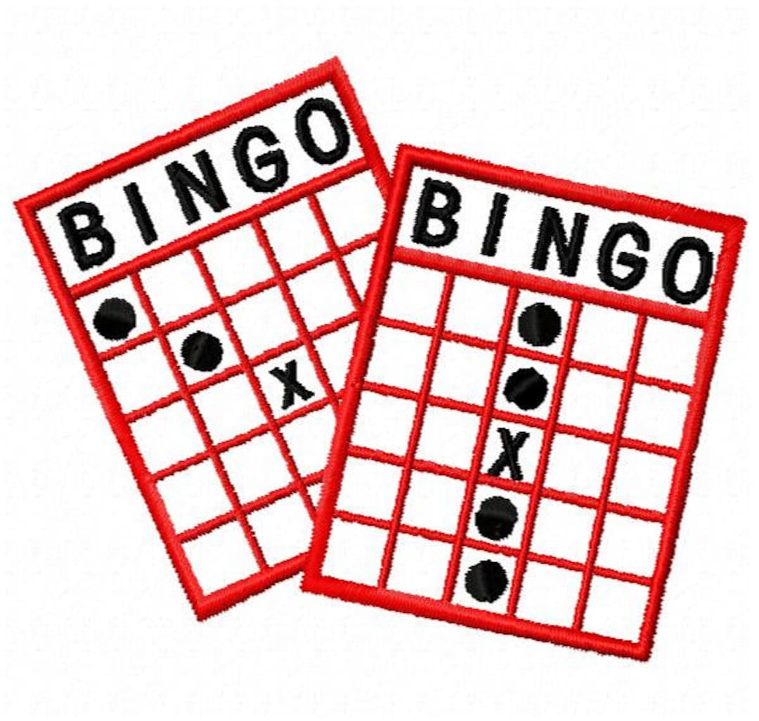 Bingo Machine Embroidery Design Instant Download - Etsy
