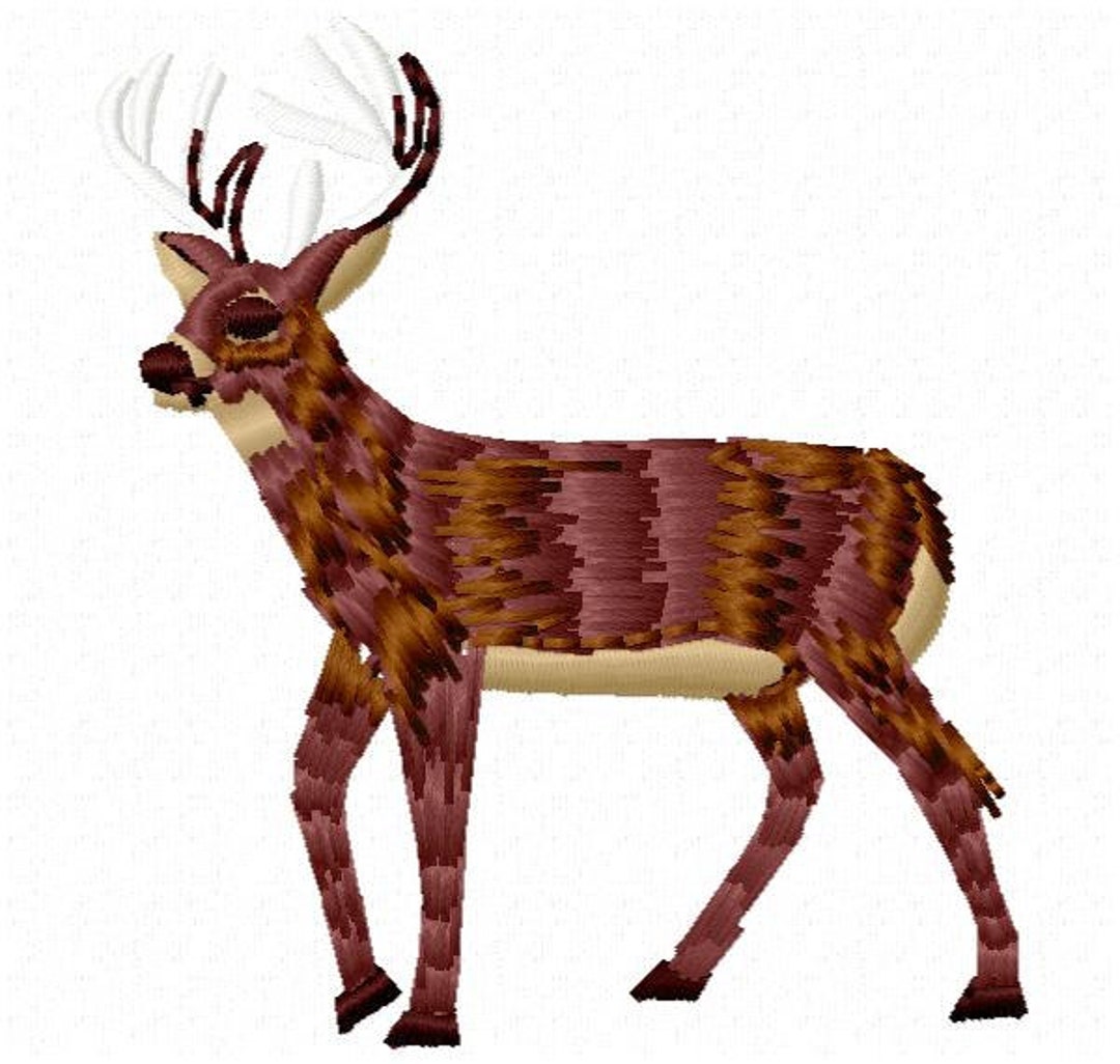Deer Machine Embroidery Design Instant Download - Etsy