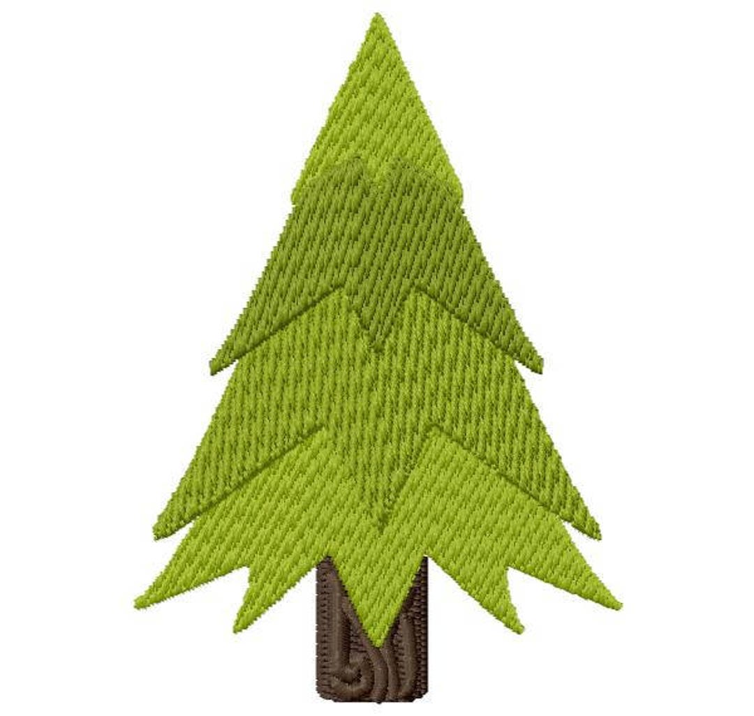 Pine Tree Embroidery Design - Instant Download - Etsy