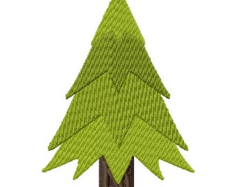 Pine Tree Embroidery - Etsy