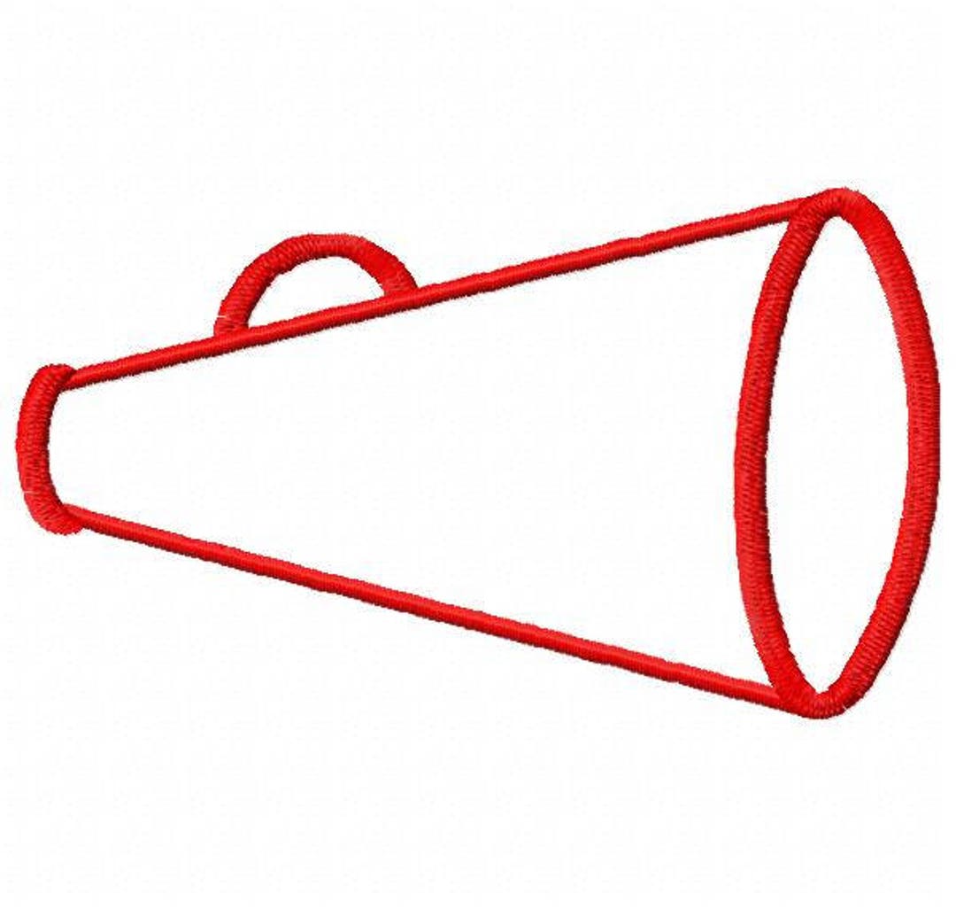 Megaphone Machine Embroidery Design - Instant Download - Etsy