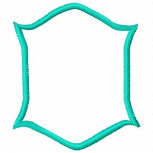 Frame Applique Patch Embroidery Design Instant Download - Etsy