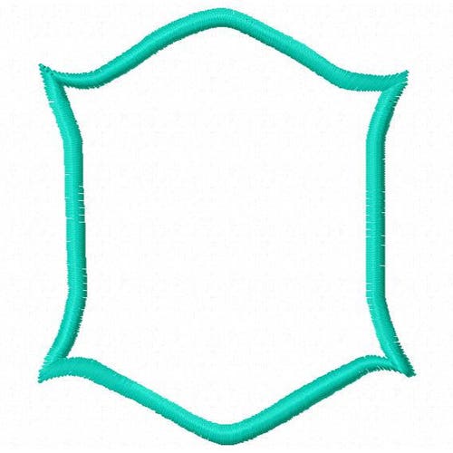 Heart Frame Patch Applique Border Embroidery Designs Patch - Etsy