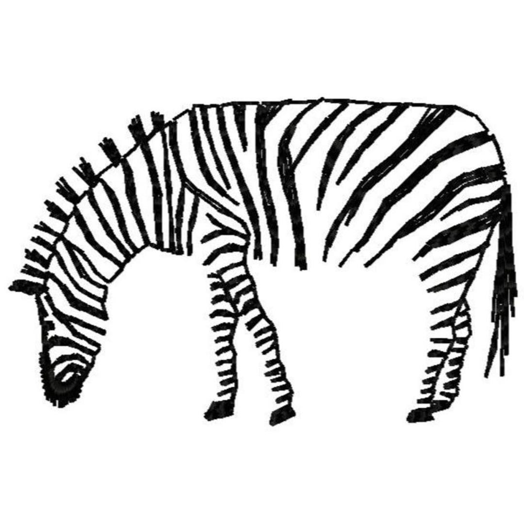 Zebra Machine Embroidery Design - Instant Download - Etsy
