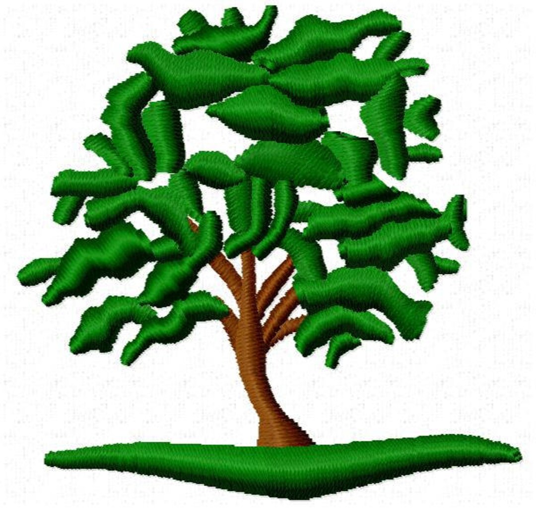 Tree Embroidery Design Instant Download - Etsy