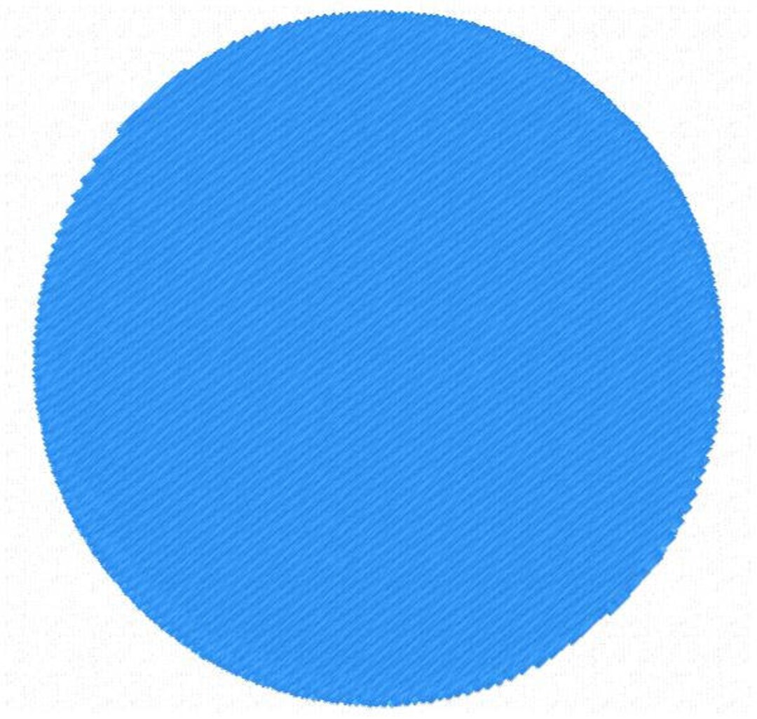 Circle Embroidery Design - Instant Download - Etsy