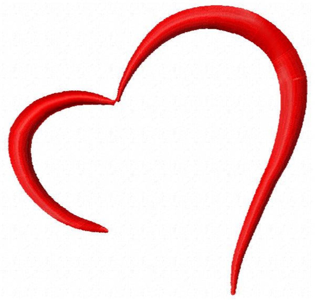 Heart Embroidery Design - Instant Download - Etsy