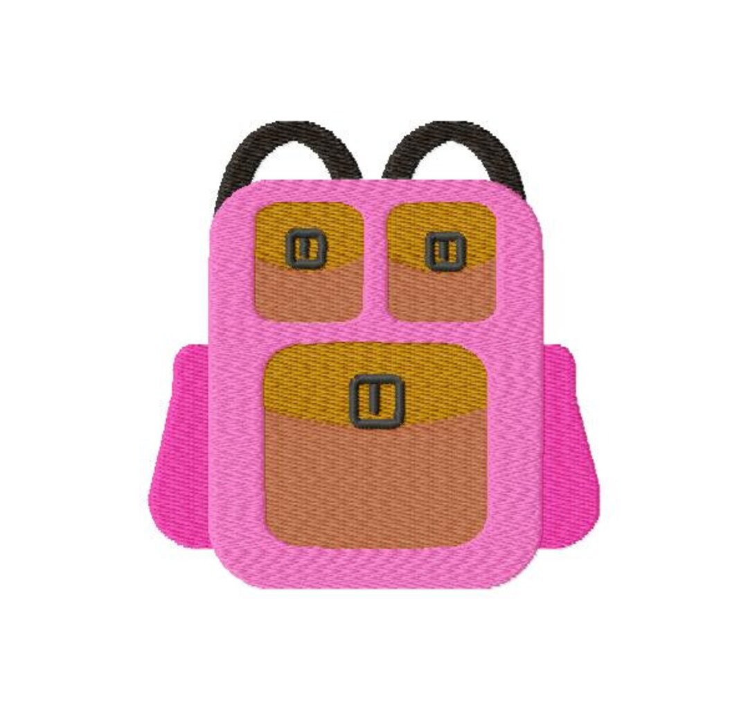 Backpack Embroidery Design - Instant Download - Etsy