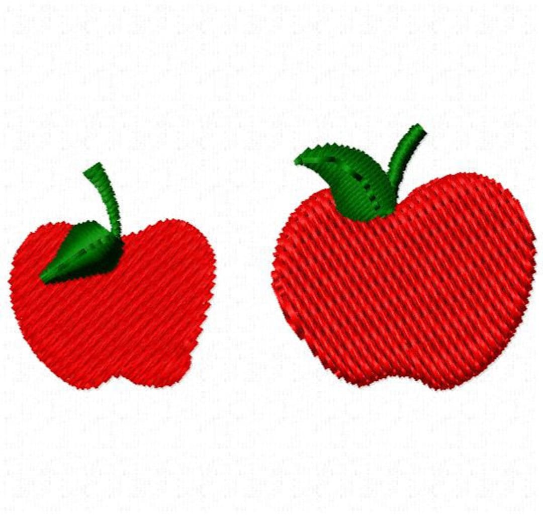 Apples Machine Embroidery Design - Instant Download - Etsy