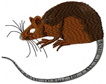 Rat Machine Embroidery Design - Etsy