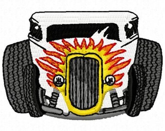 Car Hot Rods Embroidery Design- American Hot Rod-vintage Car Hot Rod ...