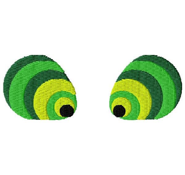 Crazy Eyes Embroidery Design Instant Download | Etsy