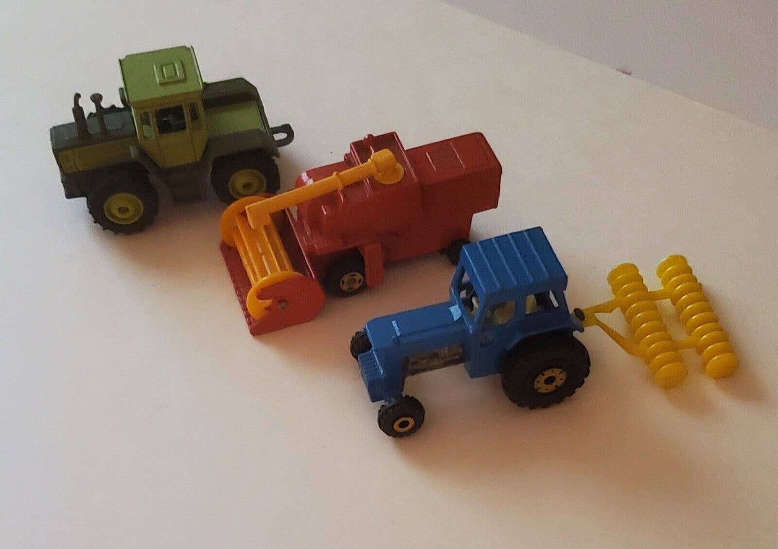 Matchbox Farm Vehicles Tractor Combine Lot 3 Pieces - Etsy
