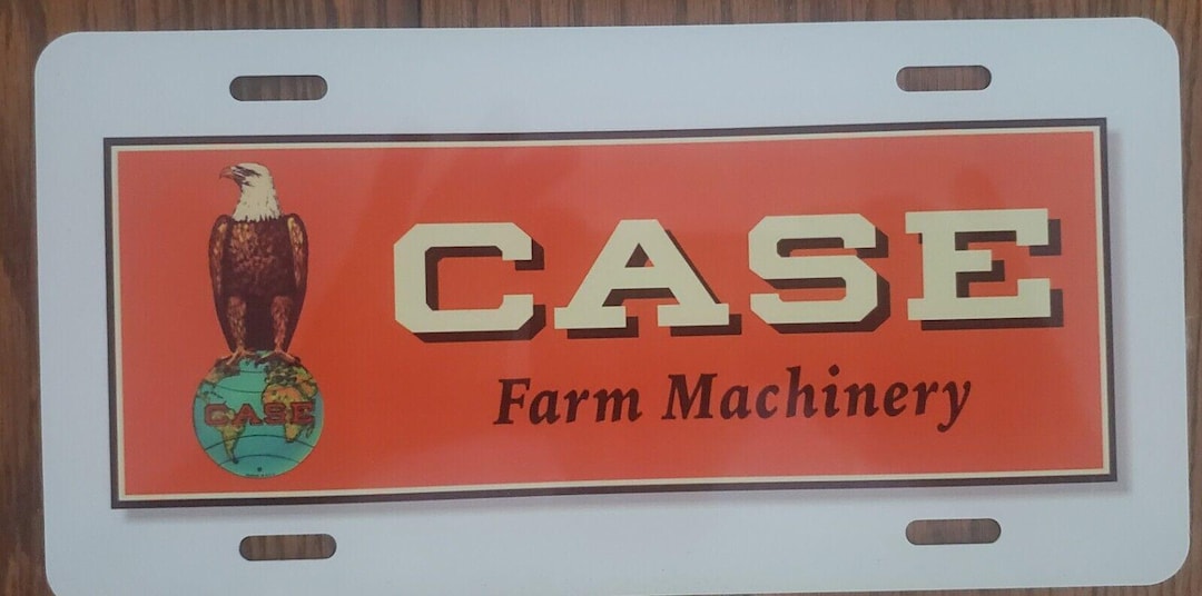 Case Tractor Old Abe Logo Aluminum Vanity License Plate Tag - Etsy