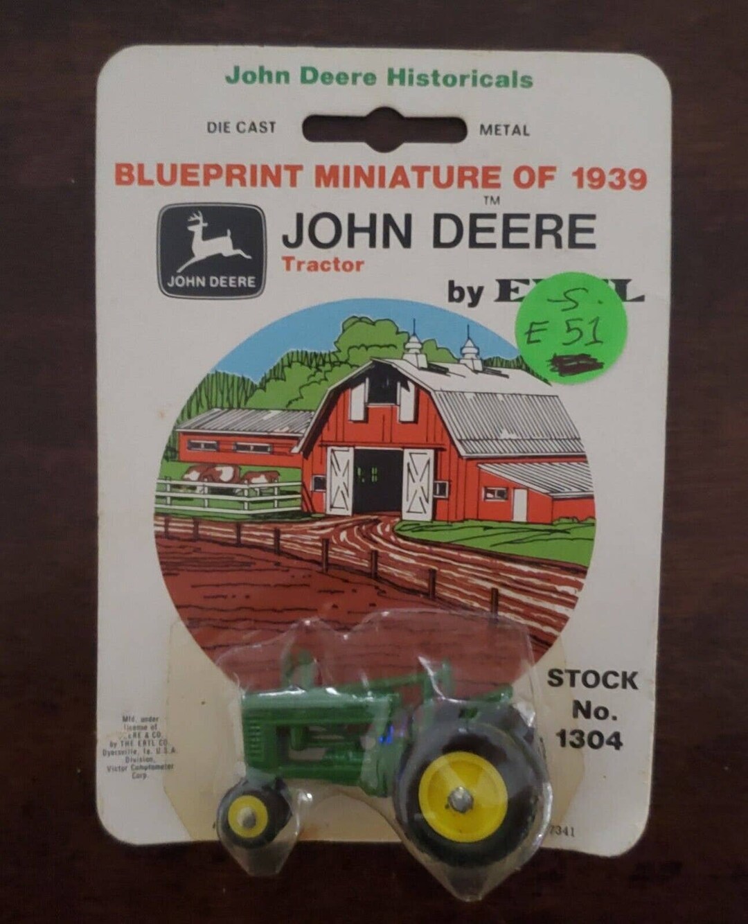 Ertl Blueprint Miniature 1939 John Deere 1/64 Scale Factory Sealed - Etsy