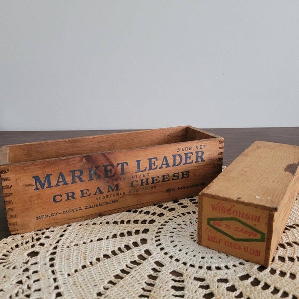 Vintage Cheese Box - Etsy